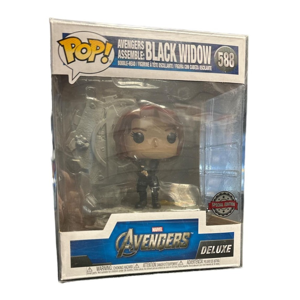 Like New Avengers Assemble: Black Widow Pop Figure 588 With Protective ...